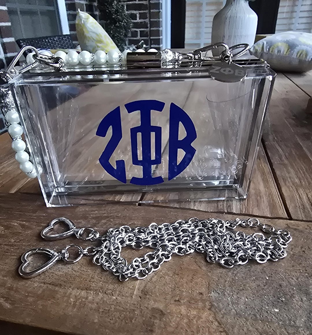Zeta Phi Beta Handbag - Zeta Phi Beta Crossbody - Z Phi B Clutch ...