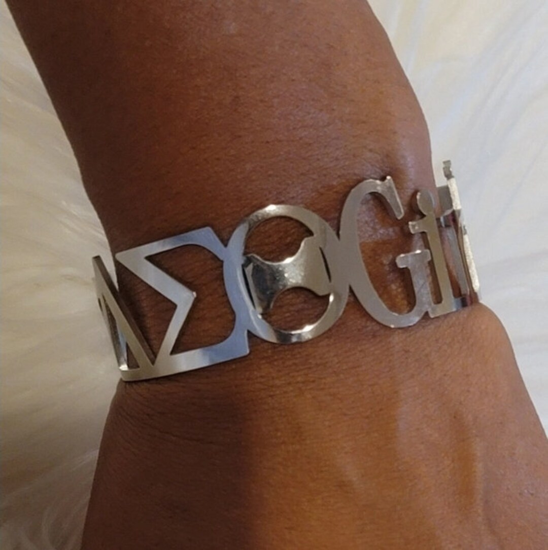 Delta Bracelet Delta Sigma Theta Bracelet Sorority Bracelet Delta 1913 ...