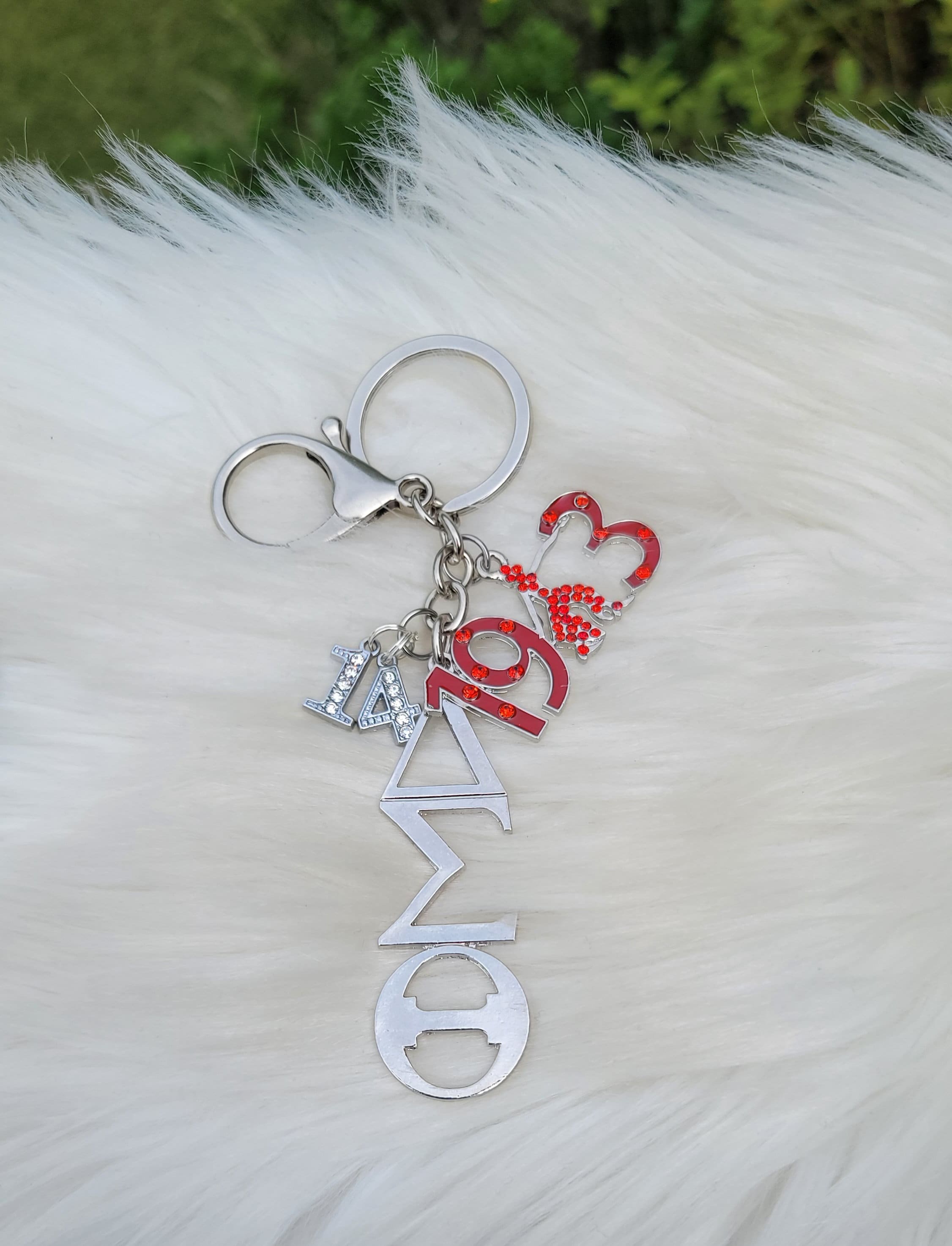 Delta Key Ring - Delta Sigma Theta Key Ring - Sorority Key Ring - DST ...