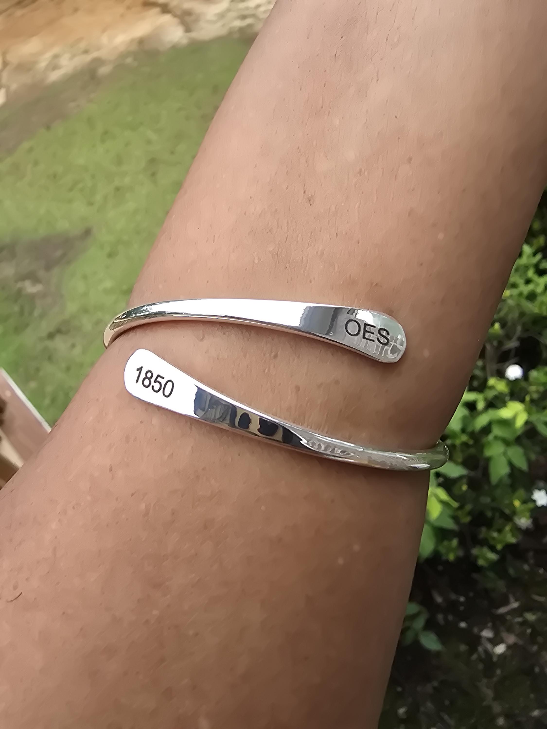 OES Bracelet - Order of Eastern Star Jewelry - OES Paraphernalia - 1874 ...