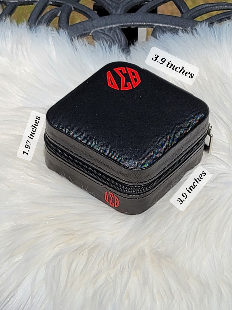 Delta Sigma Theta Small Jewelry Box Travel - Delta Sorority Box - DST ...