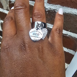 Delta Sigma Theta Ring - DST Ring - Delta Ring - Sorority Jewelry ...