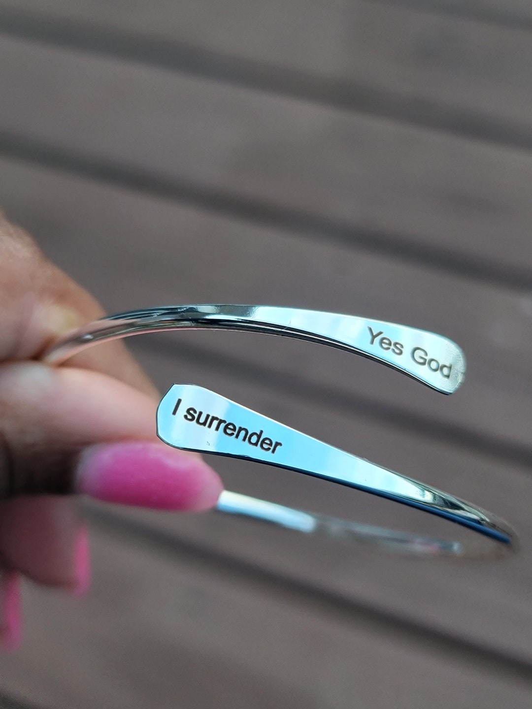 Yes God I Surrender -" Bracelet - Religous Bracelet - Spiritual Gift ...