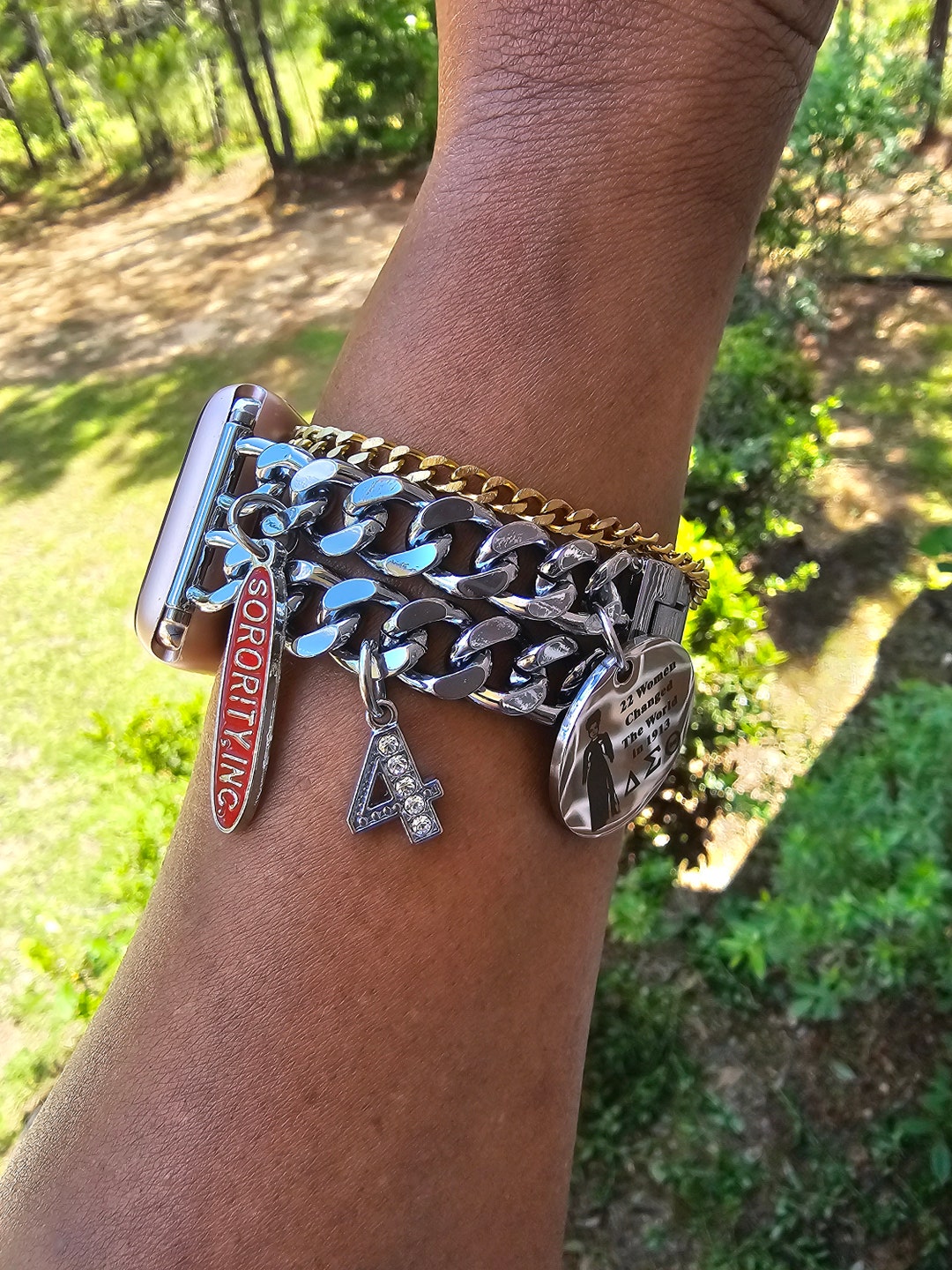 Delta Watch Band - Delta Sigma Theta Watch Band - Sorority Watch Band ...