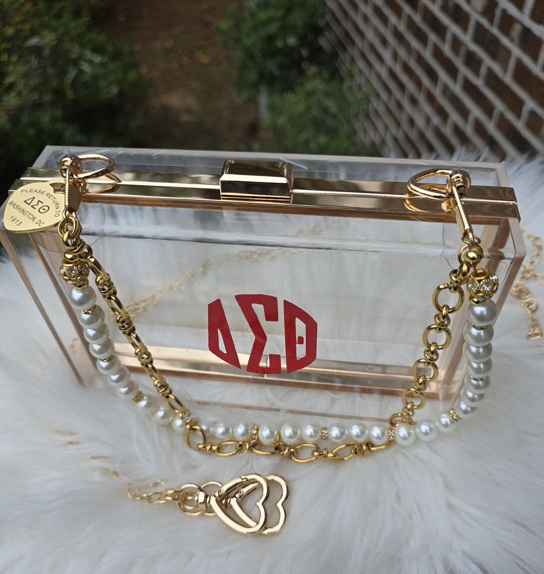 Delta Sigma Theta Handbag - Delta Sigmathetacrossbody - Delta Clutch ...