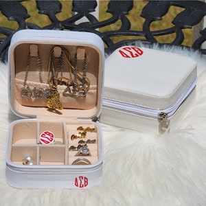 Delta Sigma Theta Small Jewelry Box Travel - Delta Sorority Box - DST ...