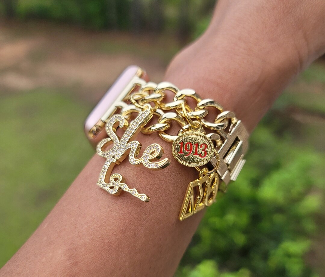 Delta Watch Band Delta Sigma Theta Watch Band Sorority Watch Band DST ...