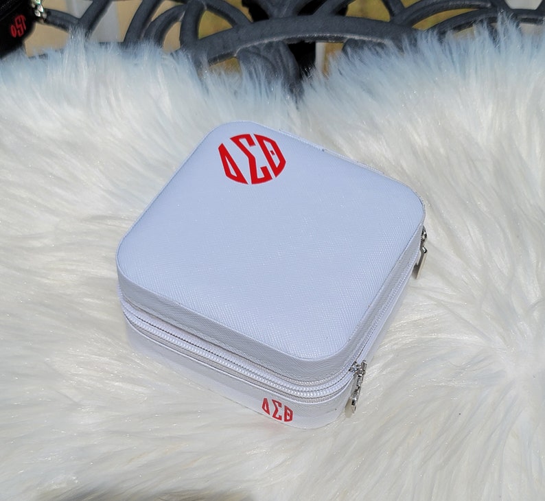 Delta Sigma Theta Small Jewelry Box Travel - Delta Sorority Box - DST ...