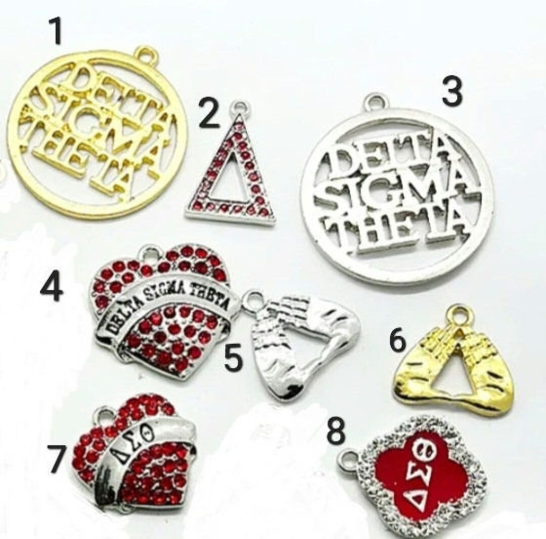 Delta Sigma Theta Sorority Charms - HBCU Charms - Divine Nine Charms ...