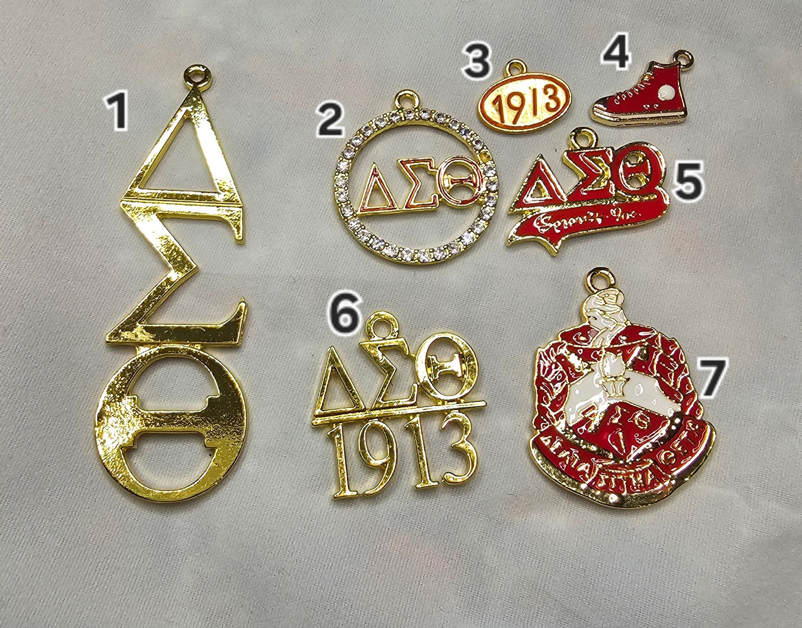 Delta Sigma Theta Sorority Charms - HBCU Charms - Divine Nine Charms ...