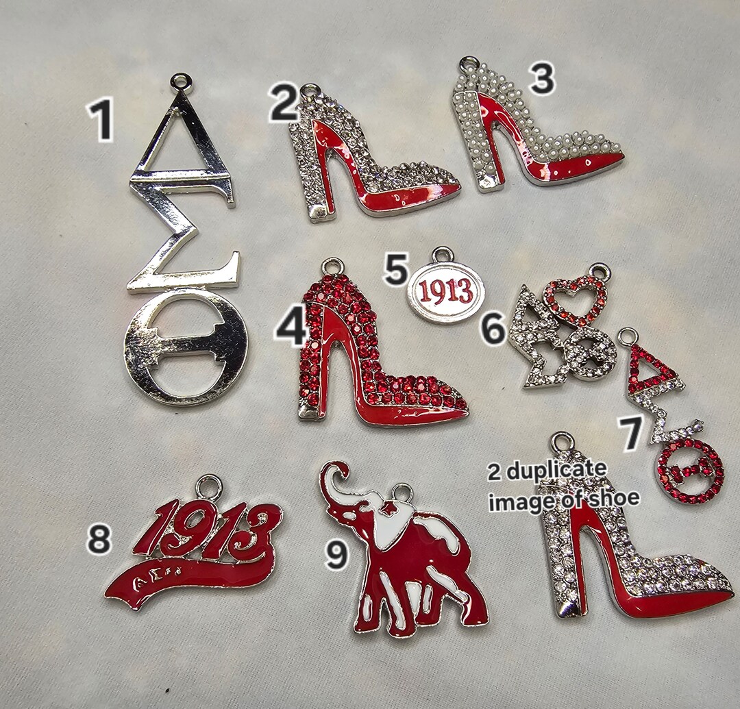 Delta Sigma Theta Sorority Charms - HBCU Charms - Divine Nine Charms ...