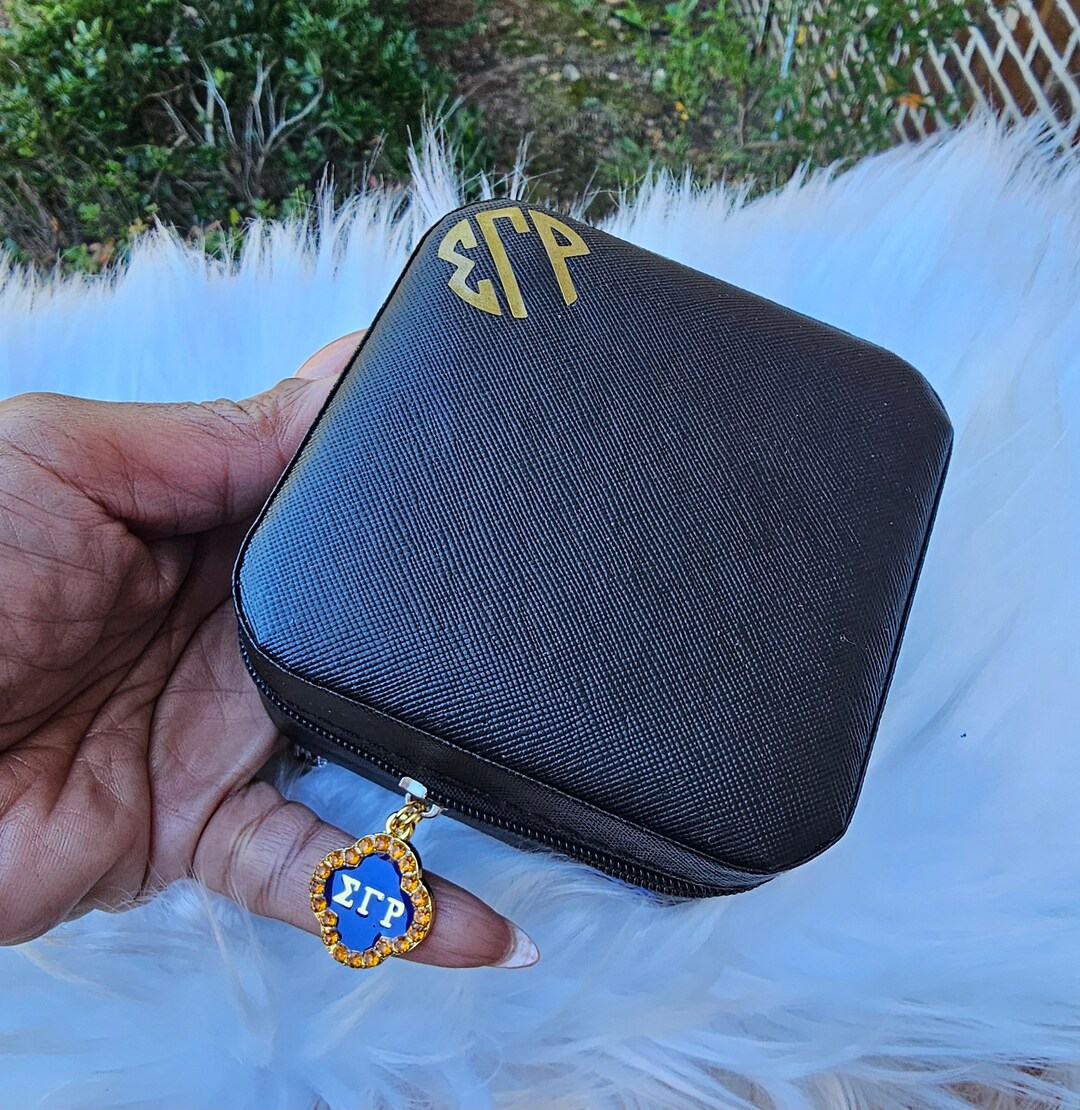Sgrho Small Jewelry Box Travel - Delta Sorority Box - Sgrho Jewelry Box ...
