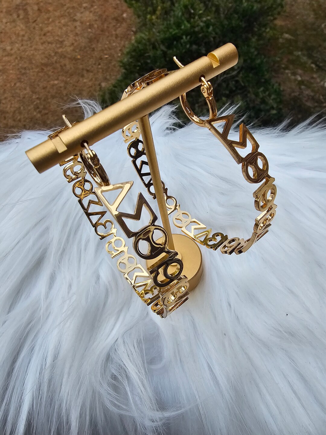 Delta Hoop Earrings DST Earrings Delta Sigma Theta Earrings Sorority ...