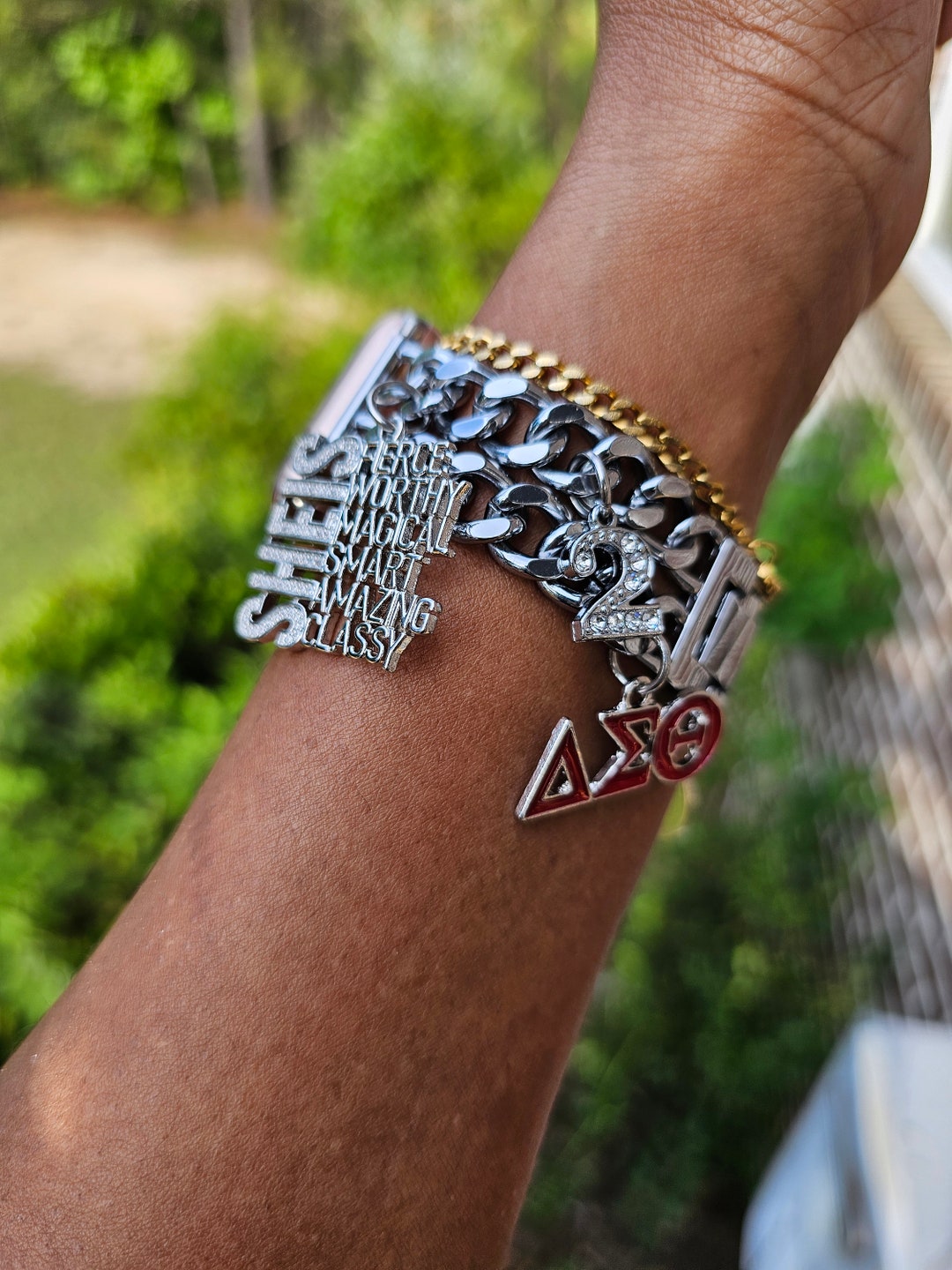 Delta Watch Band - Delta Sigma Theta Watch Band - Sorority Watch Band ...