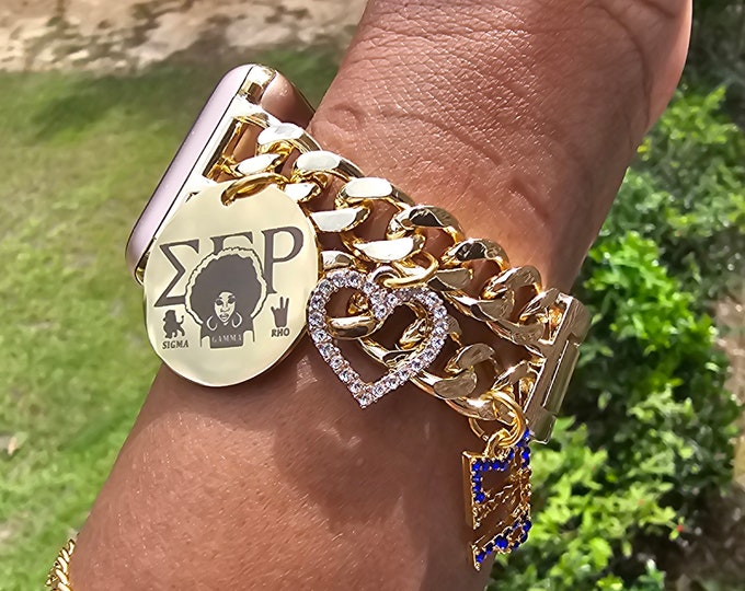 SGRHO Apple Watch Band Sigma Gamma Rho Watch Band Sorority Watch Band ...