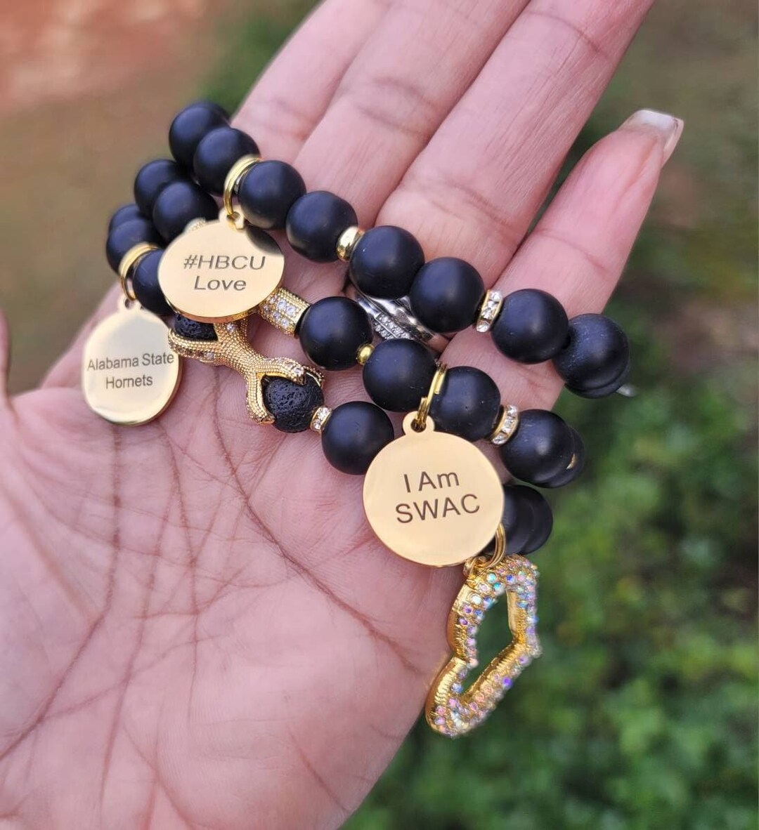 Alabama University Bracelet - ASU Bracelet - HBCU Bracelet Stack - HBCU ...