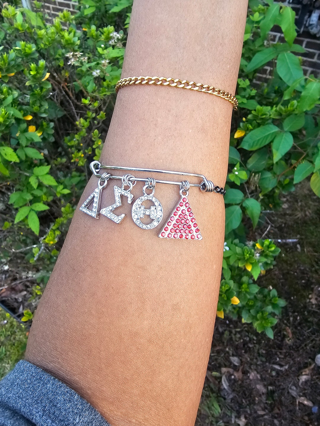 Delta Bracelet - Delta Sigma Theta Bracelet - Sorority Bracelet - DST ...