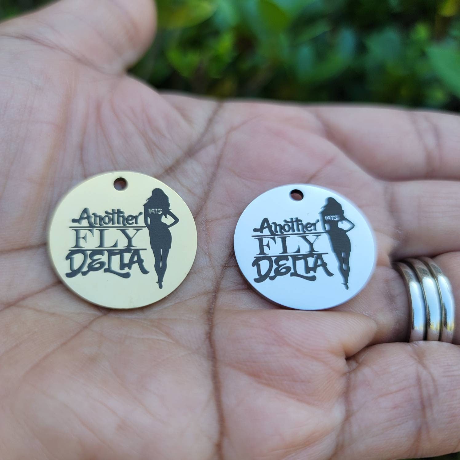 Delta Sigma Theta Sorority Charms Available in Gold & Silver - Etsy