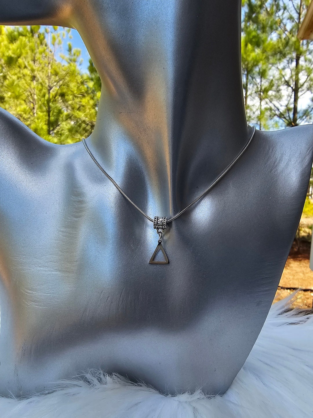 Delta Sigma Theta Necklace- Sorority Necklace - Delta Jewelry - Delta ...