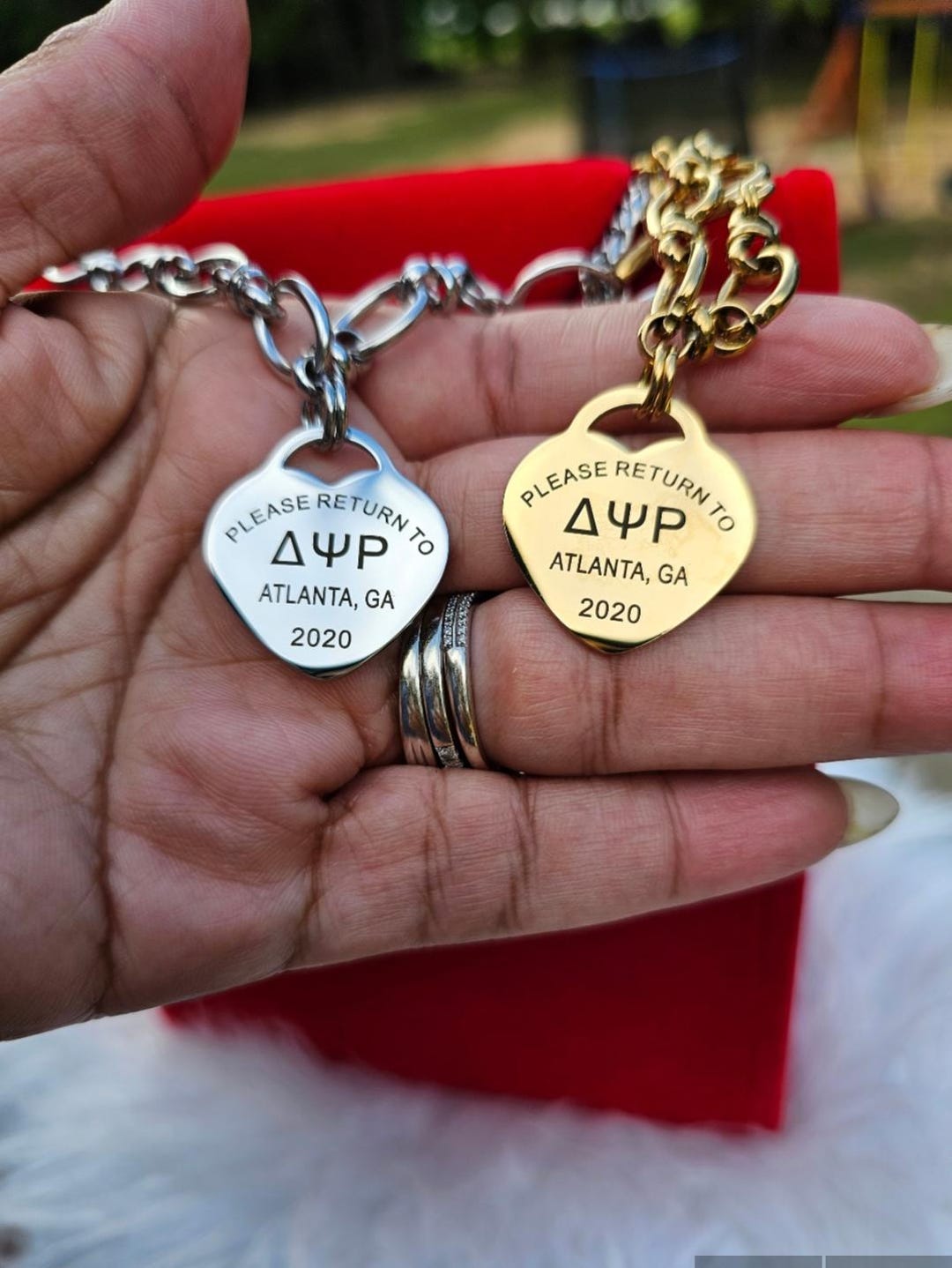 Delta Psi Rho Necklace- Sorority Necklace - Delta Psi Rho Jewelry ...