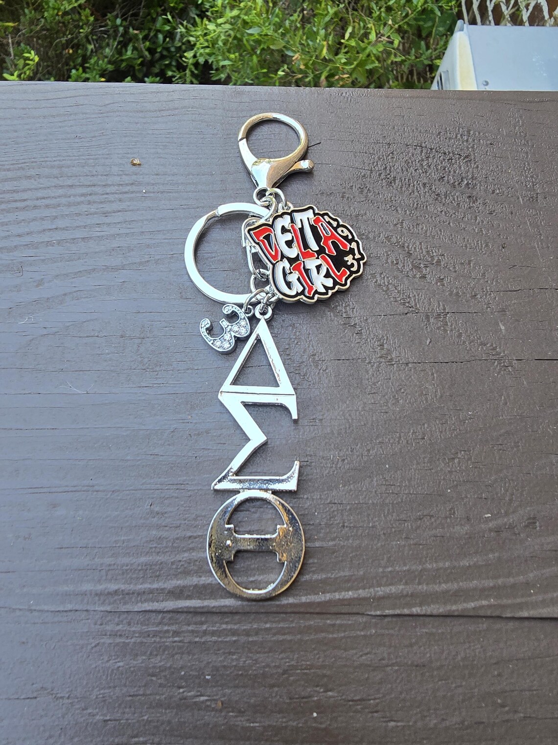 Delta Key Ring - Delta Sigma Theta Key Ring - Sorority Key Ring - DST ...