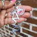 Delta Key Ring Delta Sigma Theta Key Ring Sorority Key Ring DST Key ...