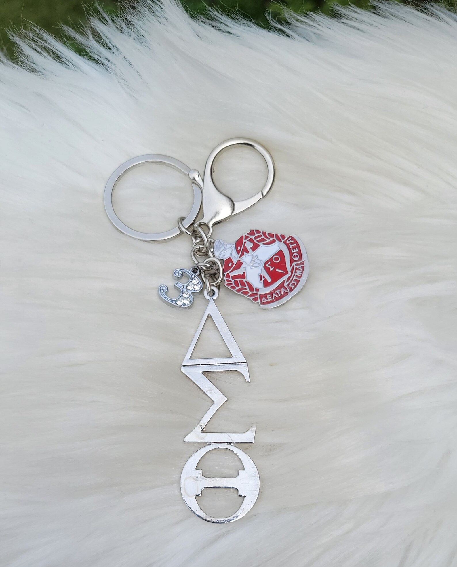 Delta Key Ring - Delta Sigma Theta Key Ring - Sorority Key Ring - DST ...