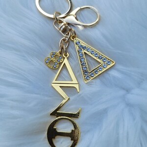 Delta Key Ring - Delta Sigma Theta Key Ring - Sorority Key Ring - DST ...