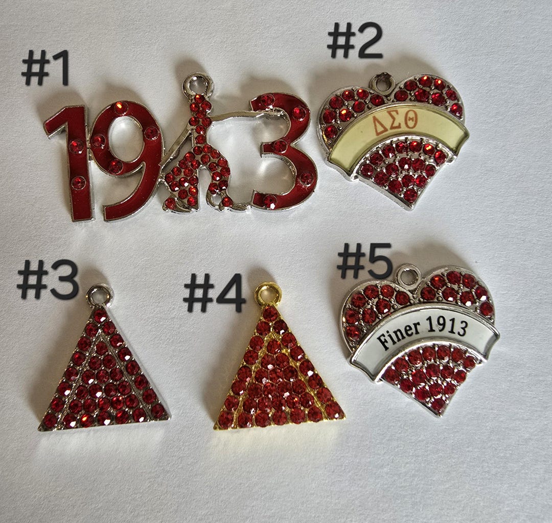 Delta Sigma Theta Sorority Charms - HBCU Charms - Divine Nine Charms ...