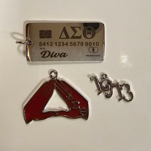 Delta Sigma Theta Sorority Charms - HBCU Charms - Divine Nine Charms ...