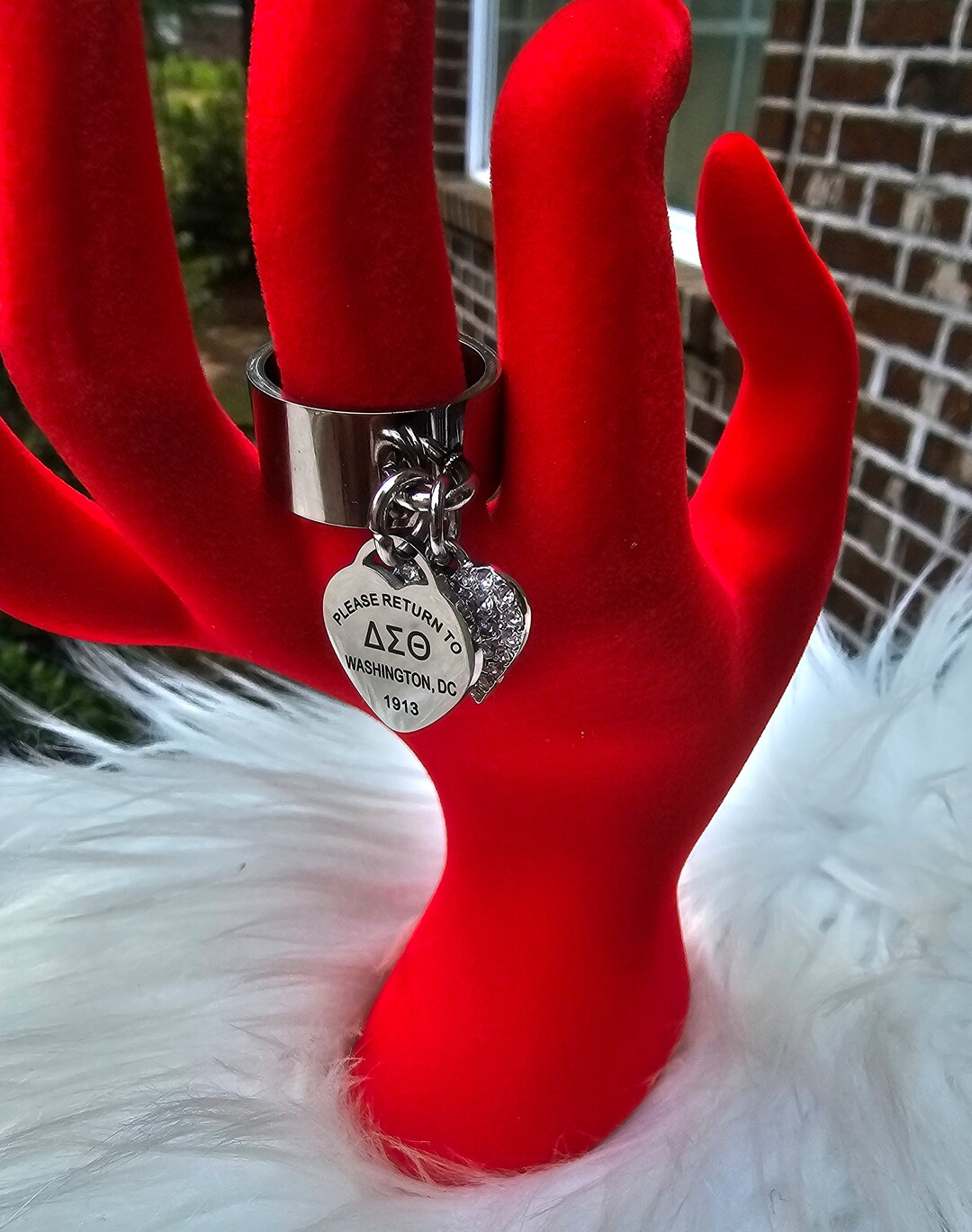 Delta Sigma Theta Ring - DST Ring - Delta Ring - Sorority Jewelry ...