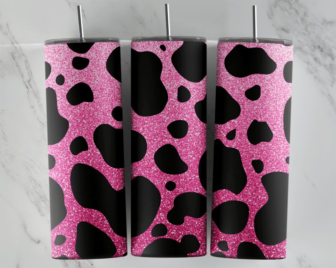 Cow Print Sublimation Design, Great for 20oz Skinny Tumblers Can Be ...