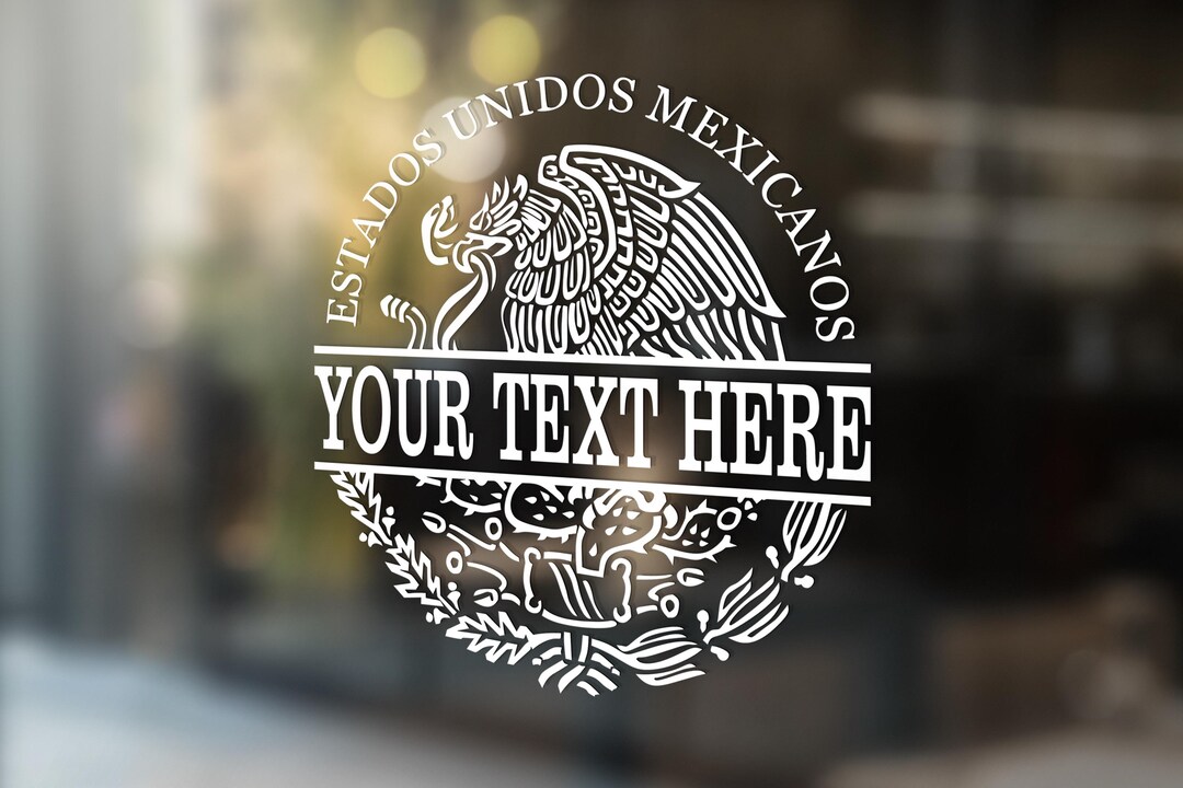 Mexican Window Sticker, Mexican Eagle Truck Decal, Vinyl Decal for Car ...