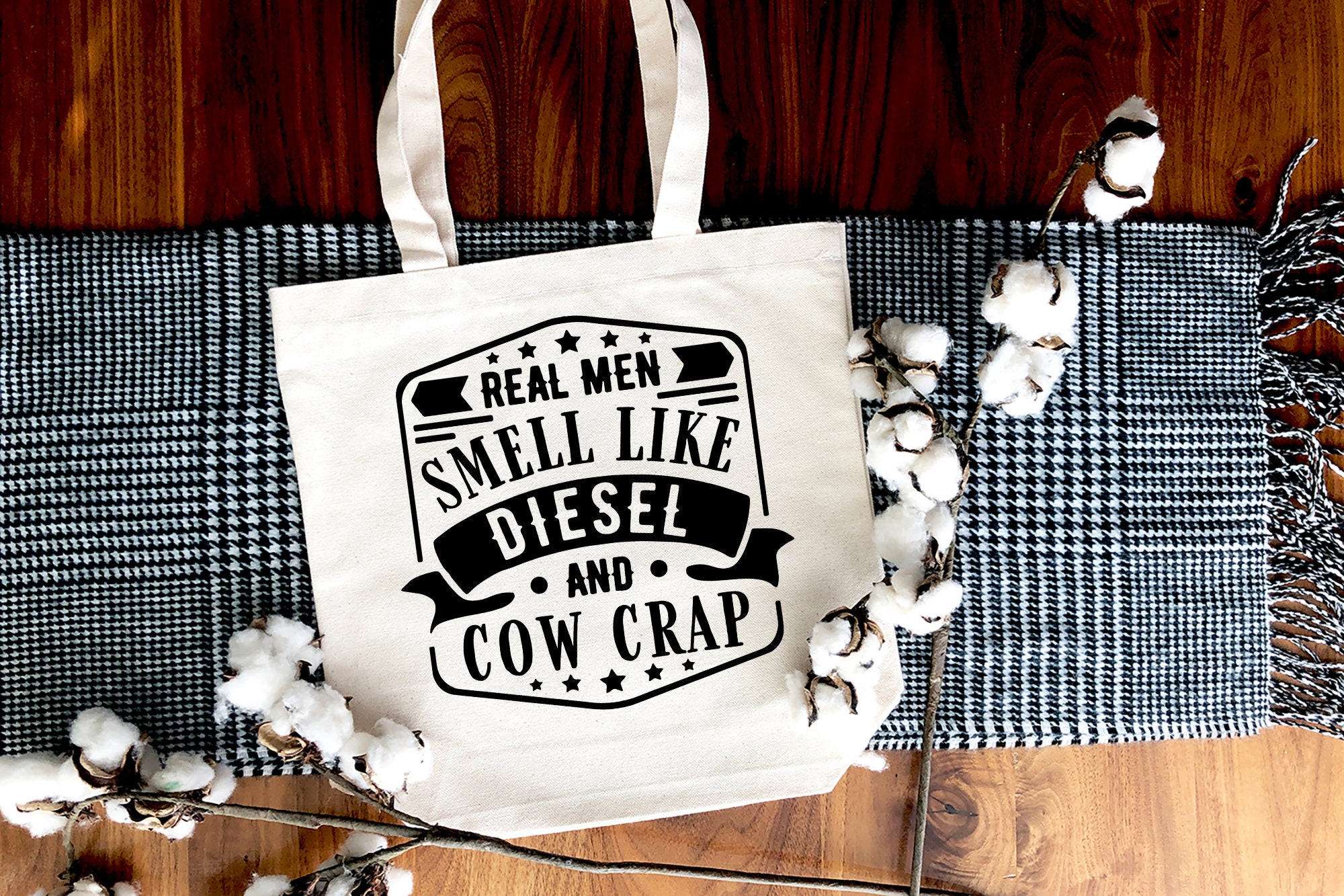 Real Men Smell Like Diesel & Cow Crap SVG File - Etsy