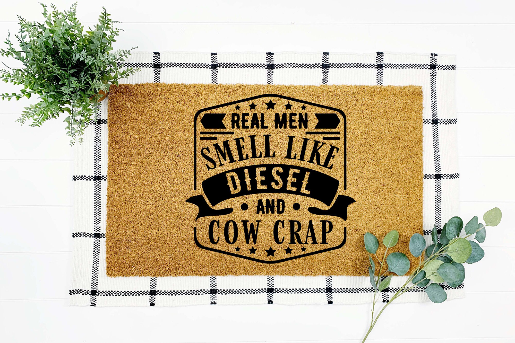 Real Men Smell Like Diesel & Cow Crap SVG File - Etsy