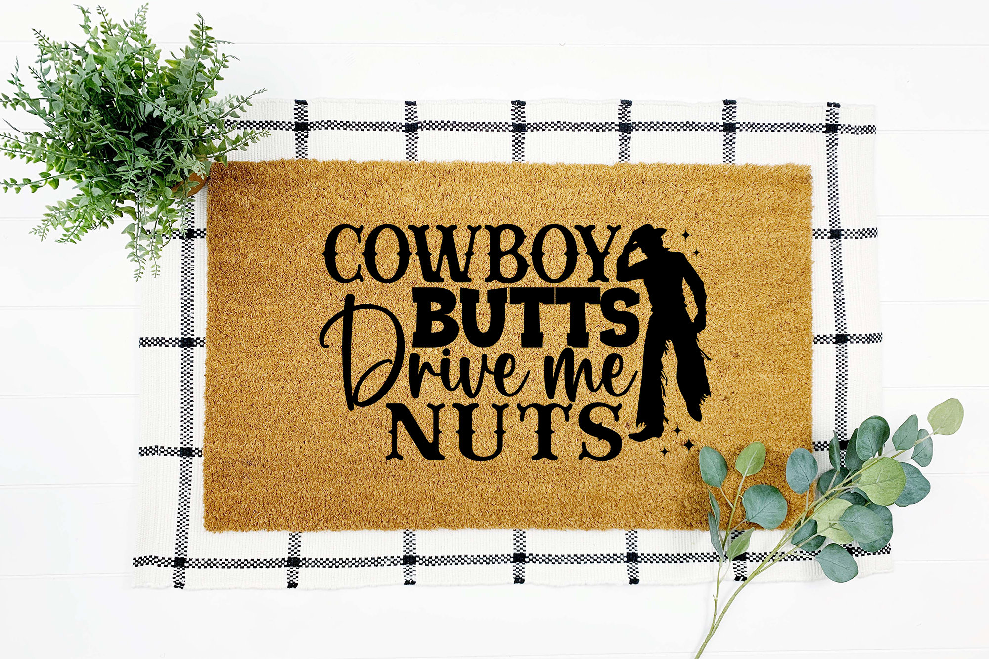Cowboy Butts Drive Me Nuts SVG File - Etsy