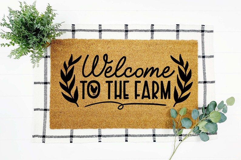 Welcome to the Farm - SVG File - Etsy