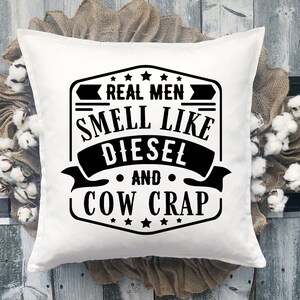 Real Men Smell Like Diesel & Cow Crap SVG File - Etsy
