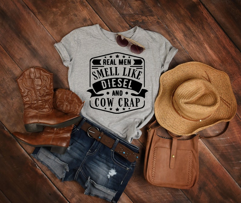 Real Men Smell Like Diesel & Cow Crap SVG File - Etsy