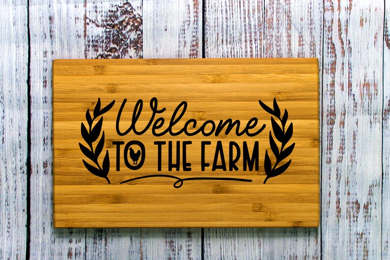 Welcome to the Farm - SVG File - Etsy