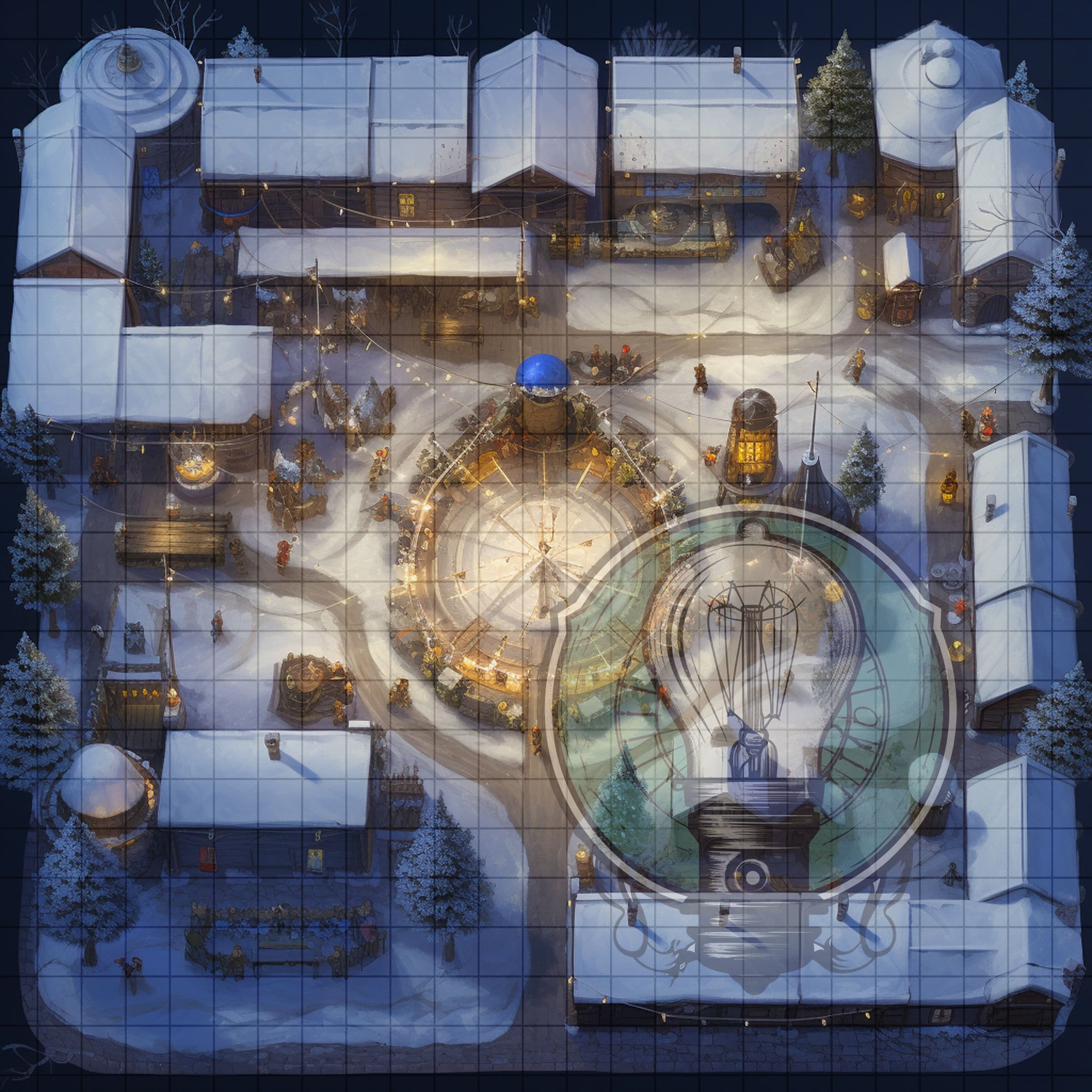 50+ D&D Tundra/arctic Battlemaps - Embark on Chilling Adventures Across ...