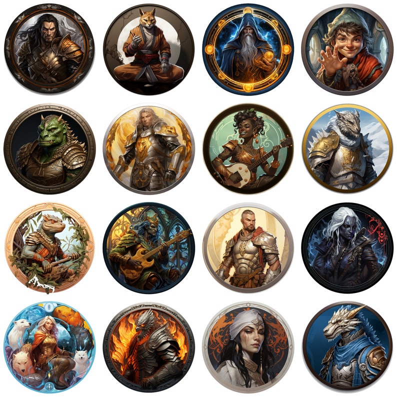 260+ D&D Player Tokens Mega Pack - Transform Your Digital Tabletop ...