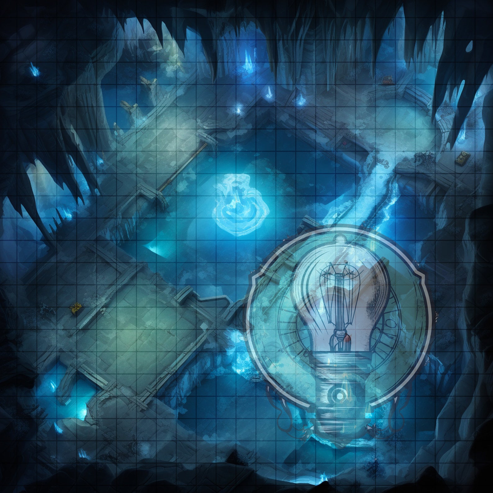 50+ D&D Tundra/arctic Battlemaps - Embark on Chilling Adventures Across ...