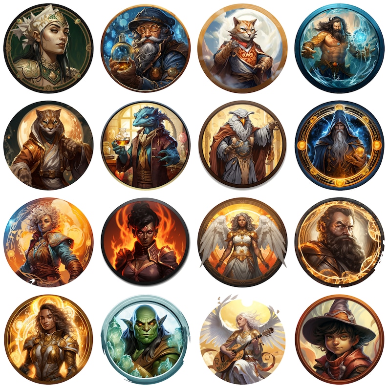 260+ D&D Player Tokens Mega Pack - Transform Your Digital Tabletop ...