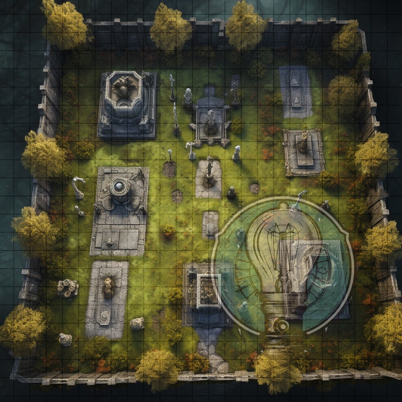 50+ D&D Ruins Battlemaps Pack - Explore the Echoes of Forgotten ...