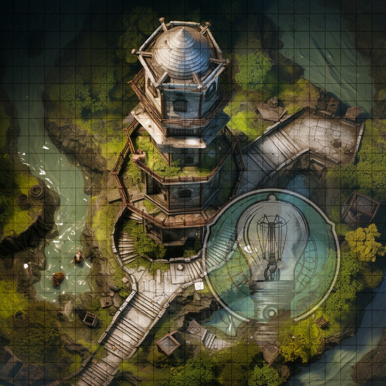 50+ D&D Ruins Battlemaps Pack - Explore the Echoes of Forgotten ...