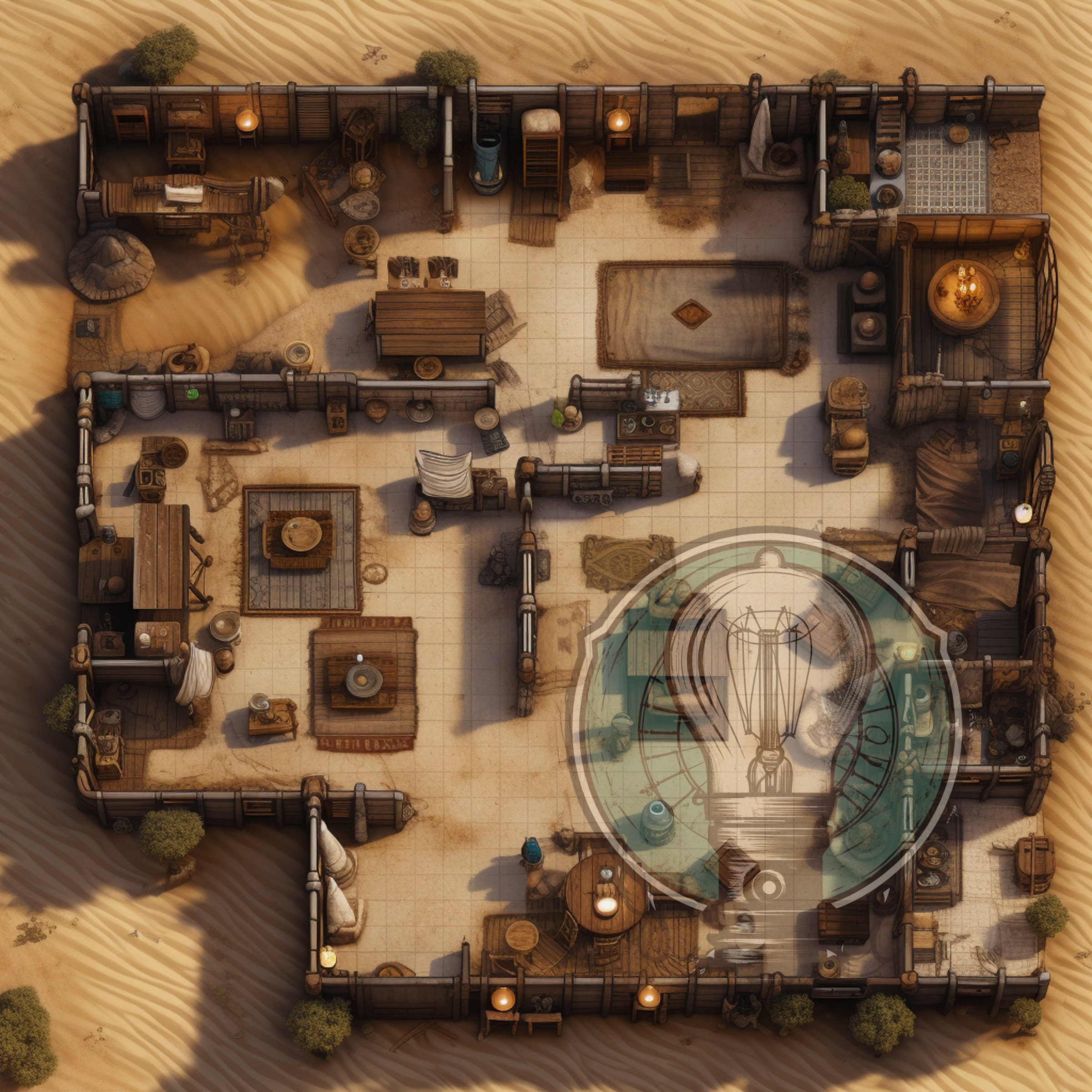 50+ Pack of Dungeons and Dragons Tavern Battlemaps - Diverse Terrain ...