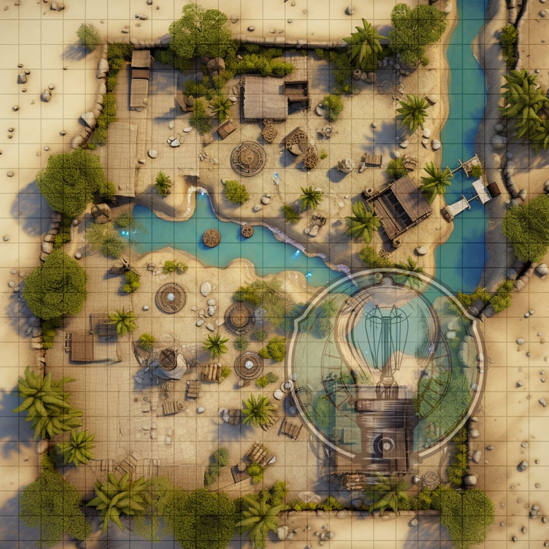 50+ D&D Ruins Battlemaps Pack - Explore the Echoes of Forgotten ...