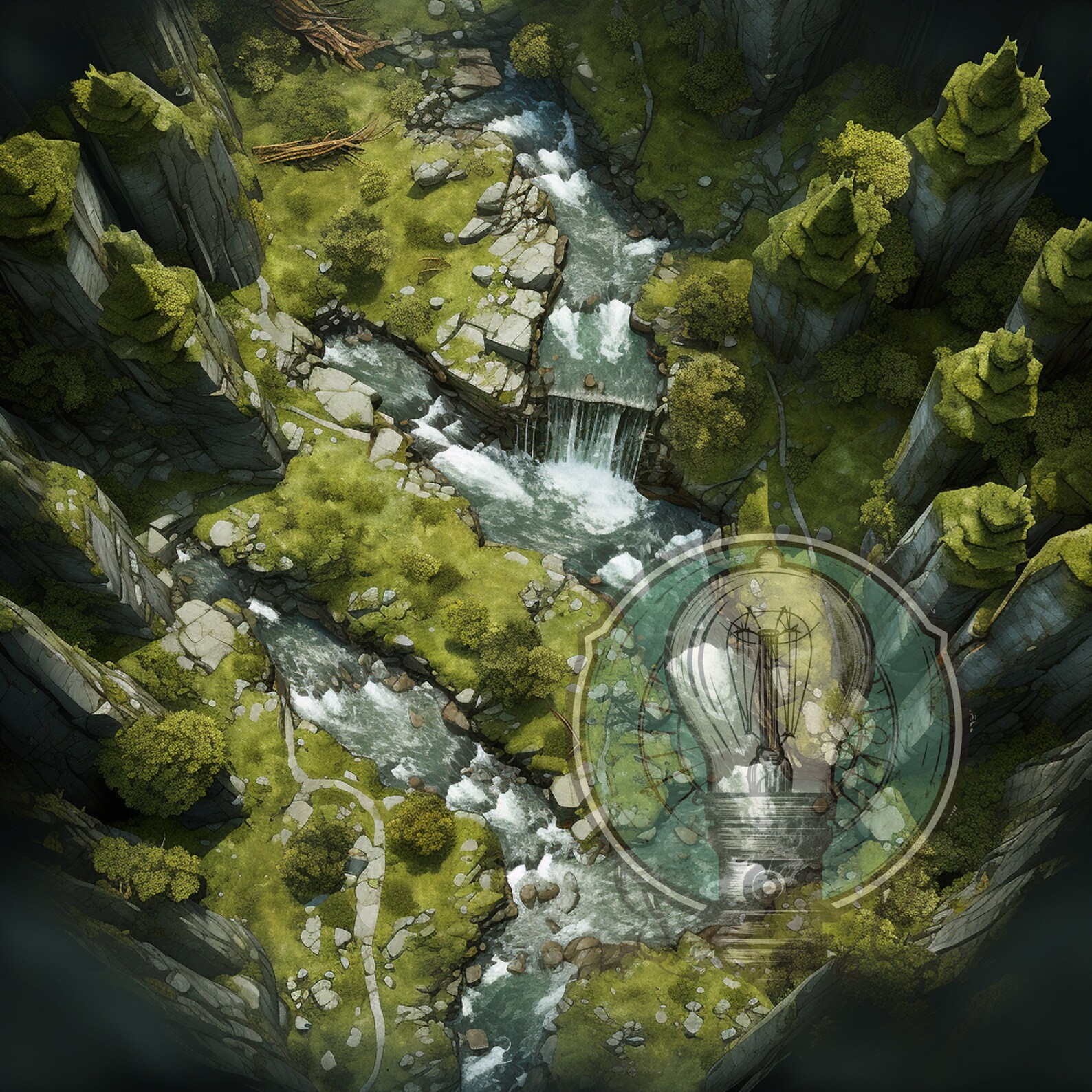 50+ D&D Mountain Battle Maps Pack - Scale the Heights of Adventure ...