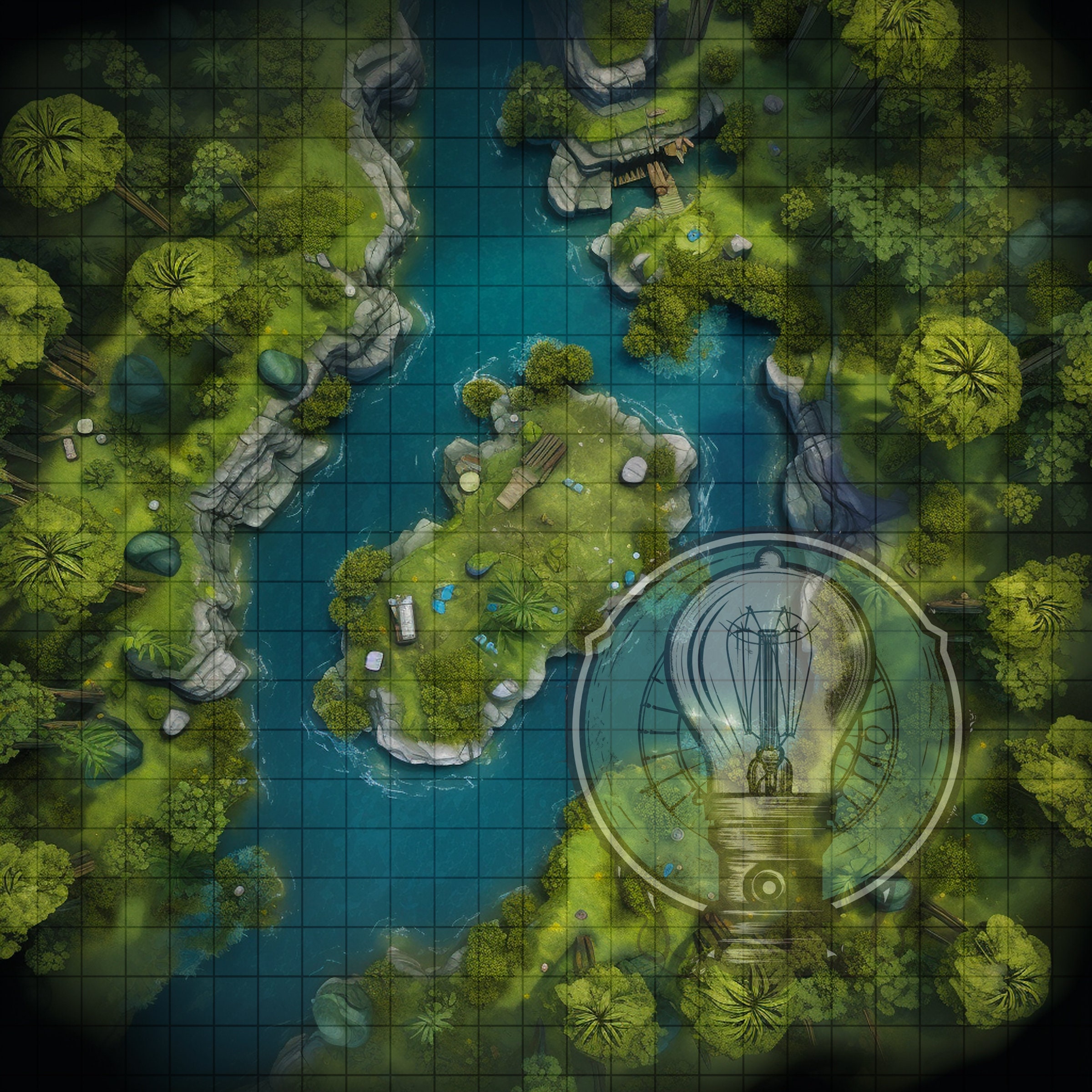100+ D&D Jungle Battlemaps - Venture Into the Heart of the Lush ...